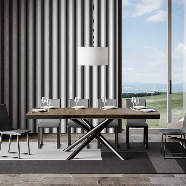 Itamoby Extendable Metal Base Dining Table & Reviews | Wayfair.co.uk